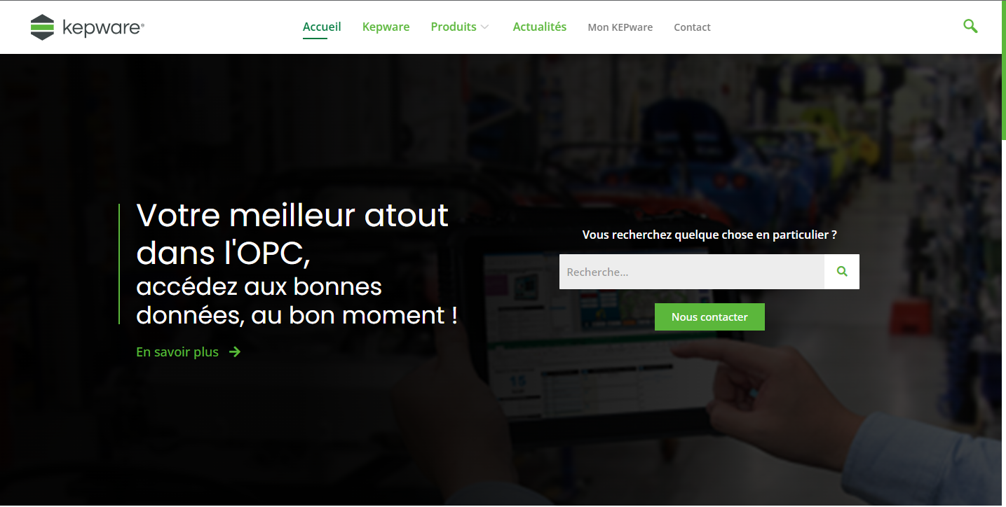 Connexion — KEPware